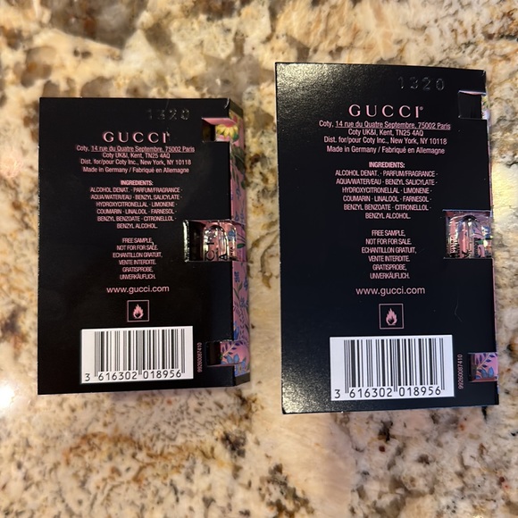 Gucci | Bath & Body | 2x Gucci Flora Gorgeous Gardenia Sample Vial ...